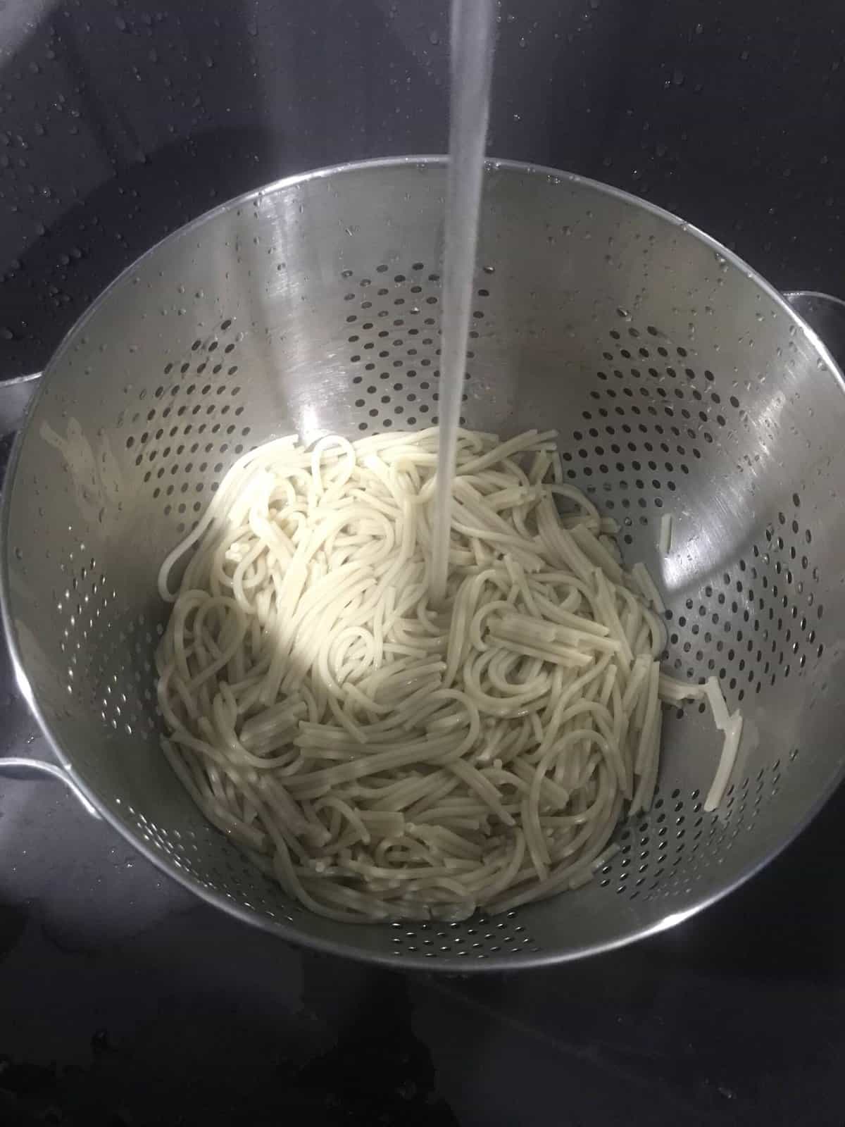 Simple Indian Style Spaghetti (Quick And Nutritious) - Tummy and Twirls